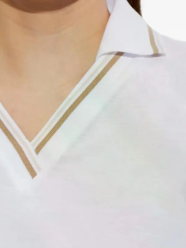 Bogner Jula Striped V-neck T-shirt