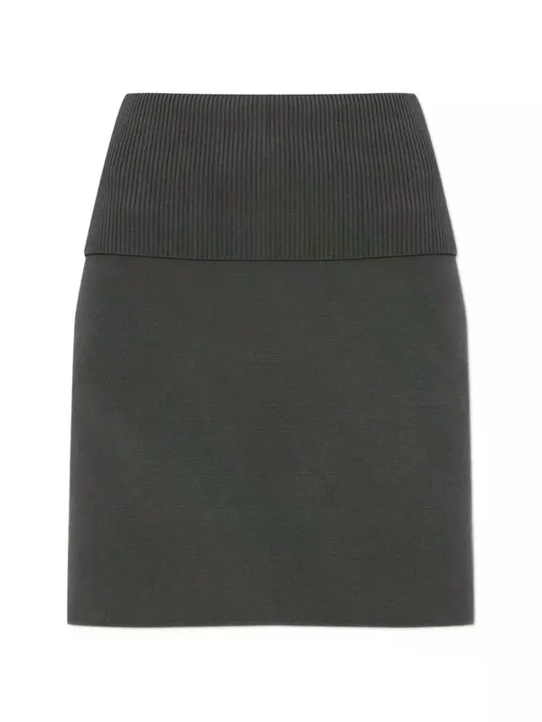 SAMSOE SAMSOE Saane Mini Skirt With Ribbed Trim