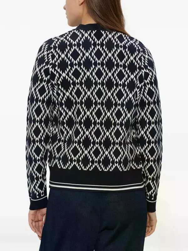 Bogner Diamond-pattern Cardigan