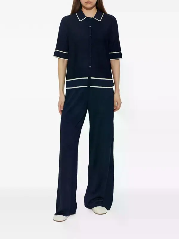 Bogner Contrast Collar Cardigan
