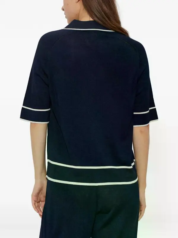 Bogner Contrast Collar Cardigan