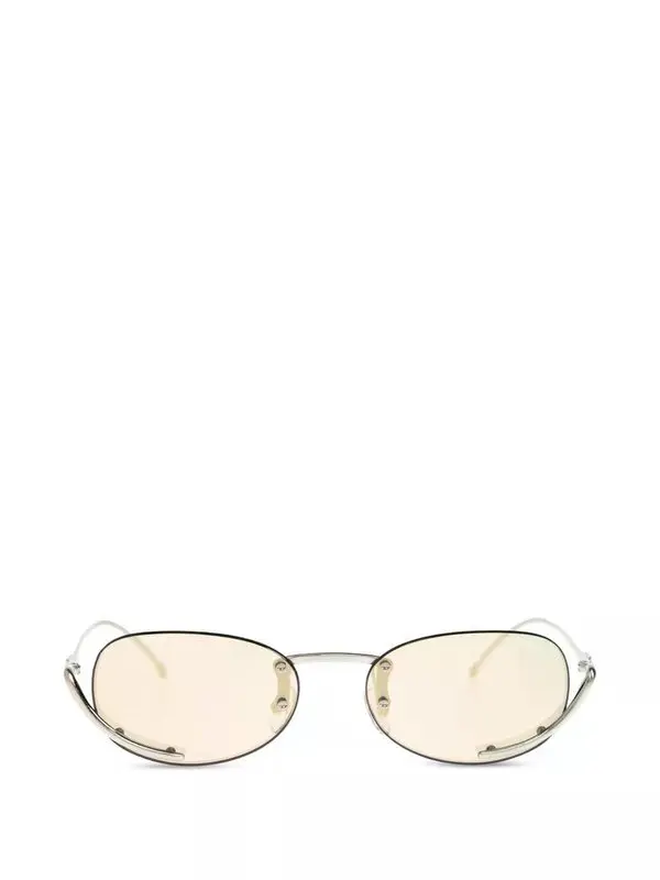 DIESEL® Oval-frame Sunglasses - Silver
