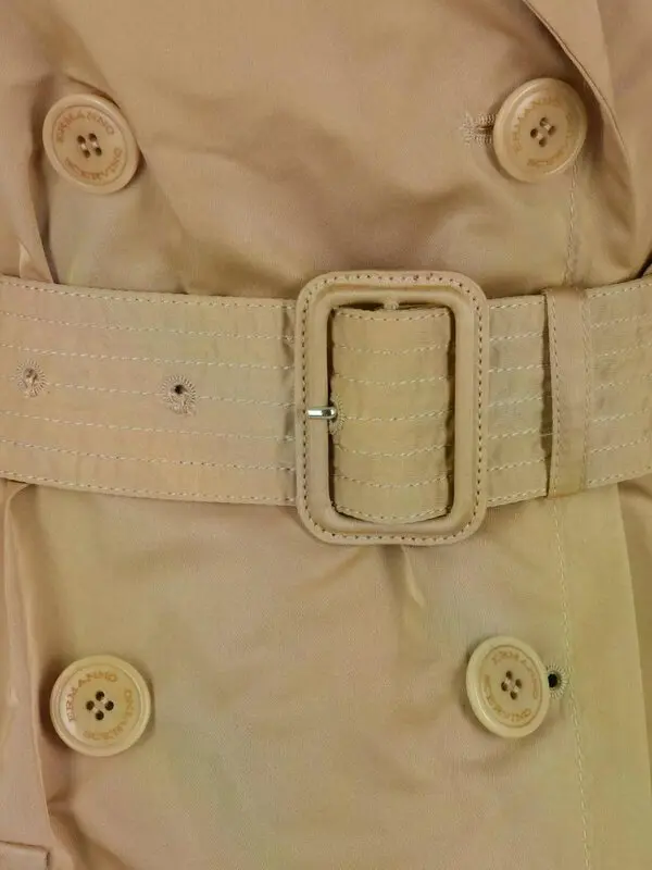 Ermanno Scervino Belted Embroidered Trench Coat