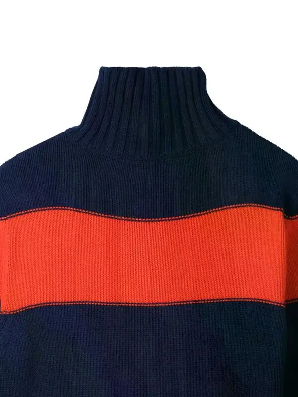 EDWARD CUMING Striped Knitted Sweater