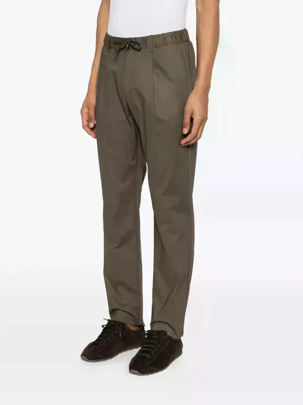 Herno Pleated Trousers With Drawstring - Green