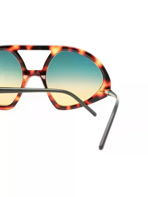 KUBORAUM Pilot Frame Sunglasses - Brown