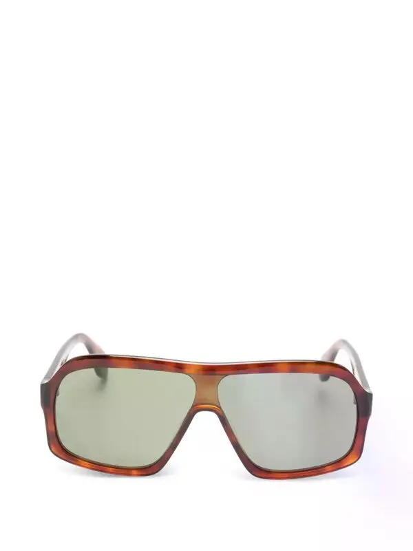 GIGI STUDIOS Naelle Geometric Sunglasses - Brown