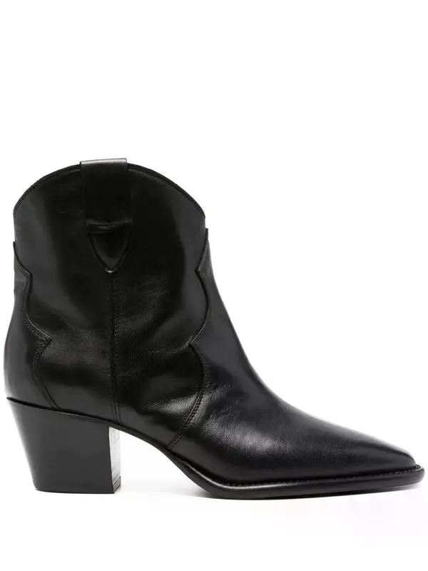 ANNA F. Cowboy Ankle Boots