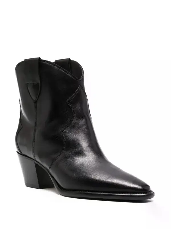 ANNA F. Cowboy Ankle Boots