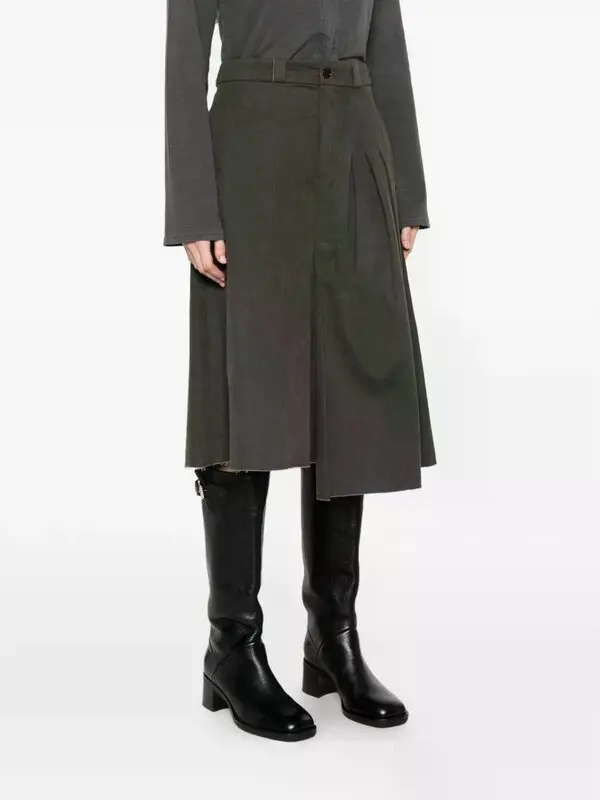 Our Legacy Origami Asymmetric-hem Midi Skirt