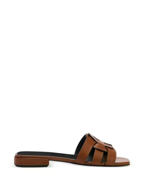 Furla Leather Flat Sandals