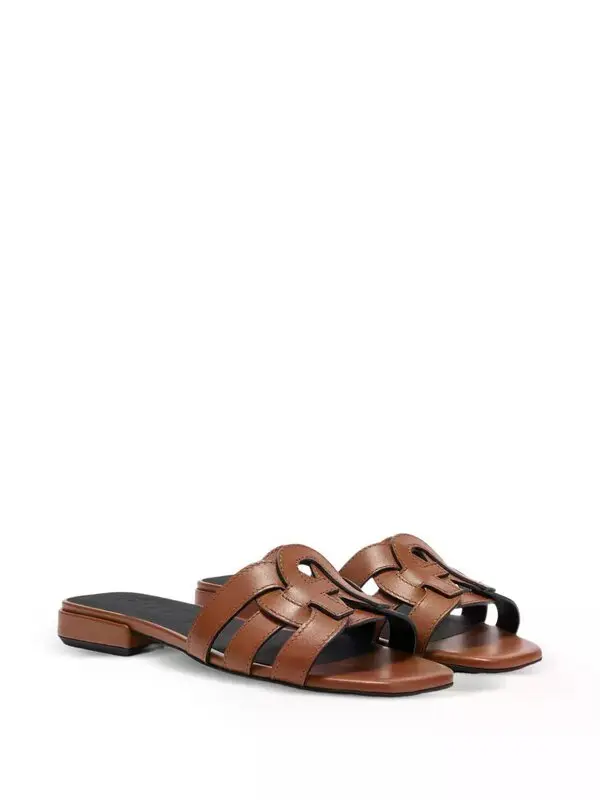 Furla Leather Flat Sandals