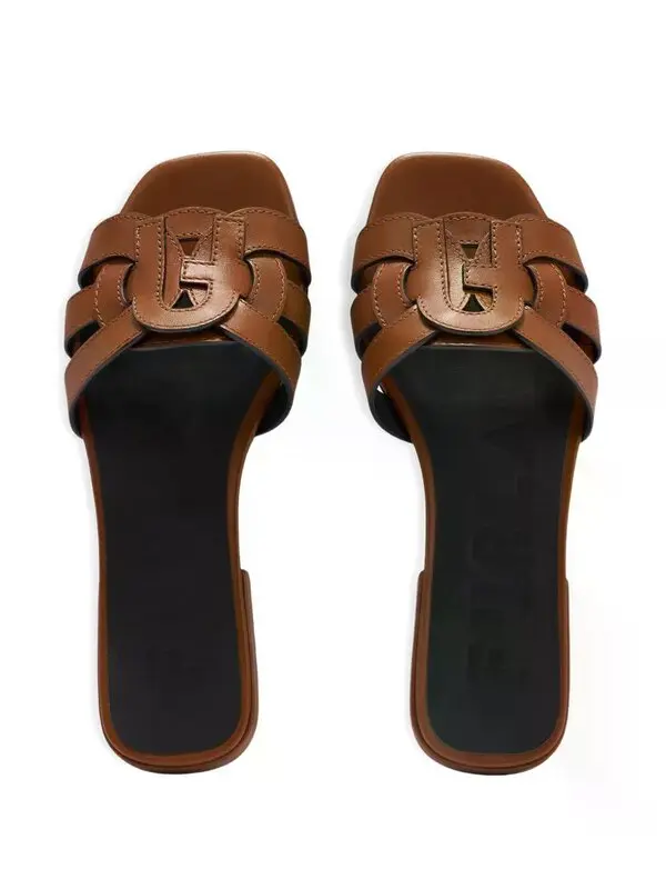 Furla Leather Flat Sandals
