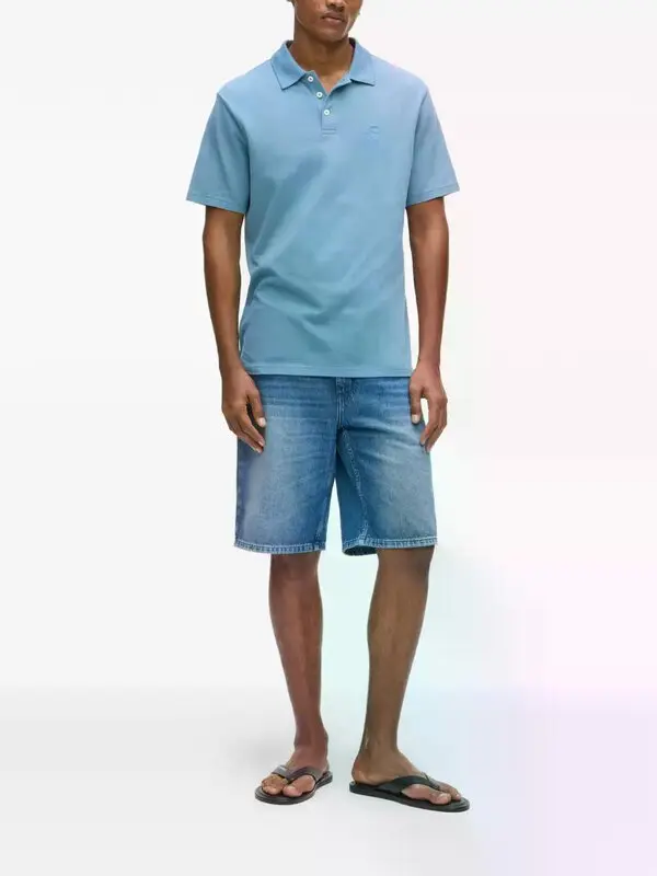 Karl Lagerfeld Straight Denim Shorts