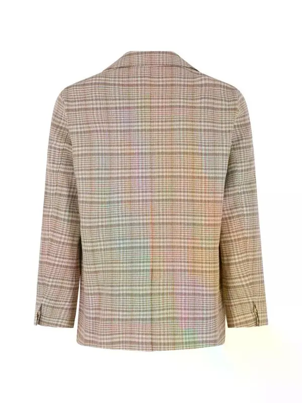 Auralee Checked Shirt Jacket