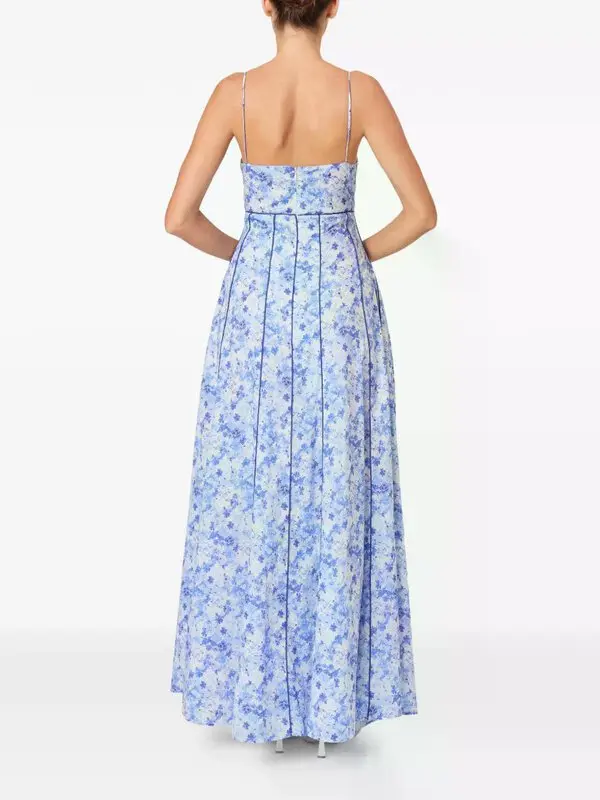 Rosie Assoulin V-neck Floral Print Dress