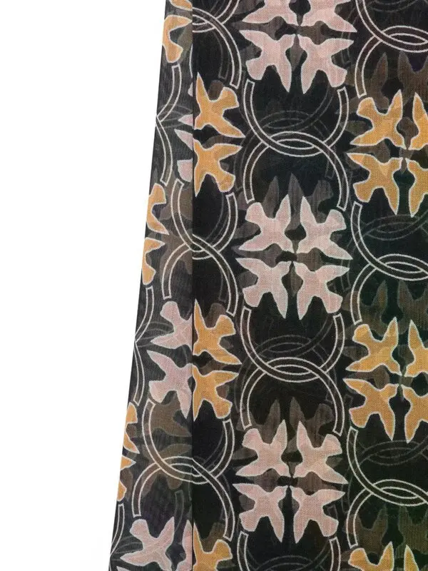 Pinko Printed Scarf - Black