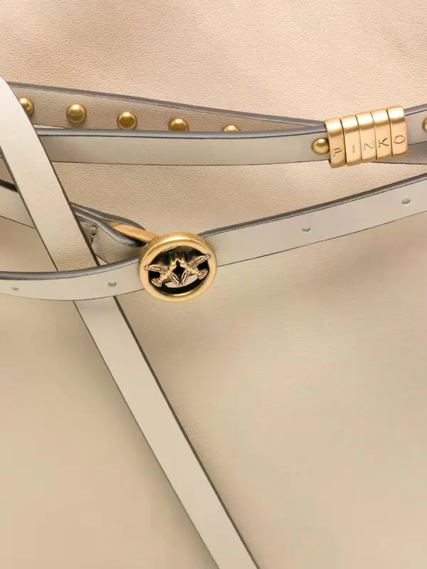 Pinko Medium Leather Shoulder Bag