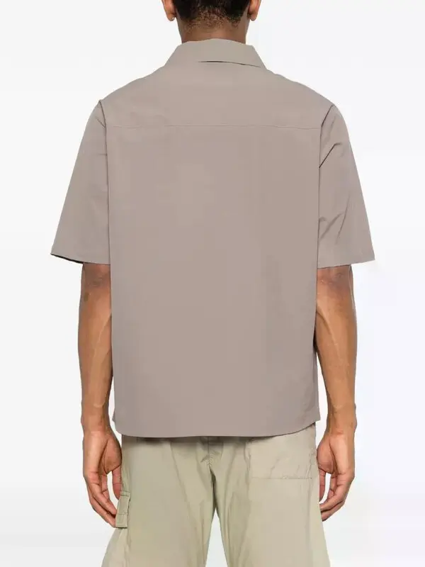 HIKING PATROL Zip Short-sleeve Shirt - Neutrals