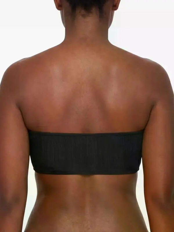 TOTEME Ribbed Strapless Bikini Top