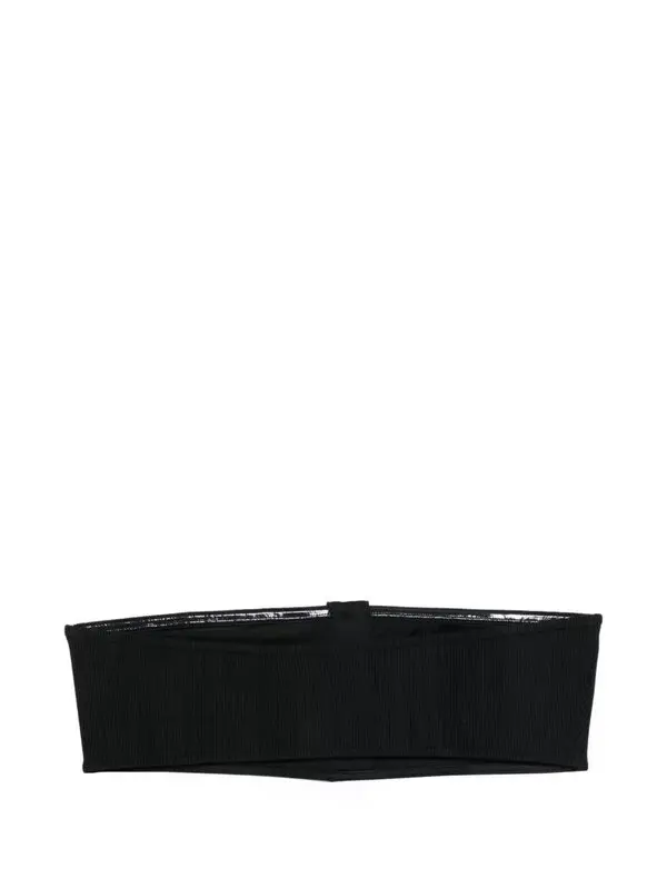 TOTEME Ribbed Strapless Bikini Top