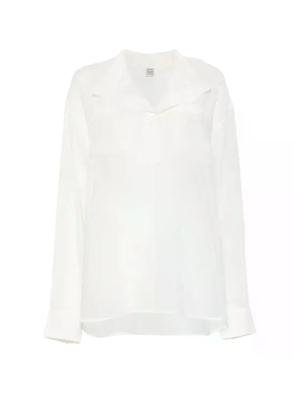 TOTEME Overlapping-collar Blouse