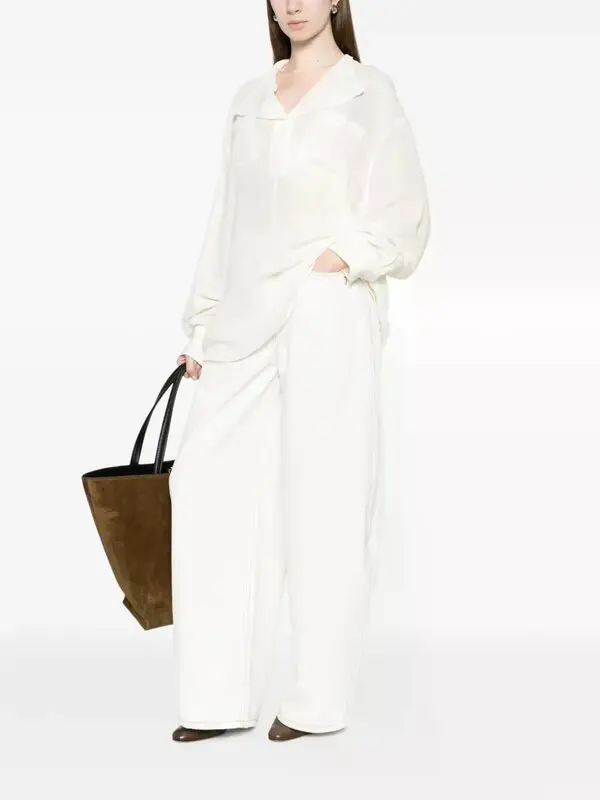 TOTEME Overlapping-collar Blouse