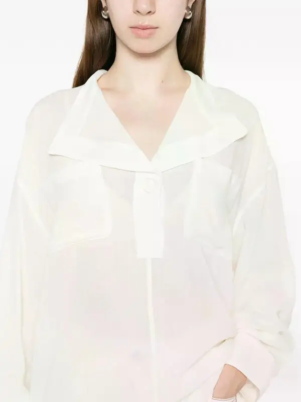 TOTEME Overlapping-collar Blouse