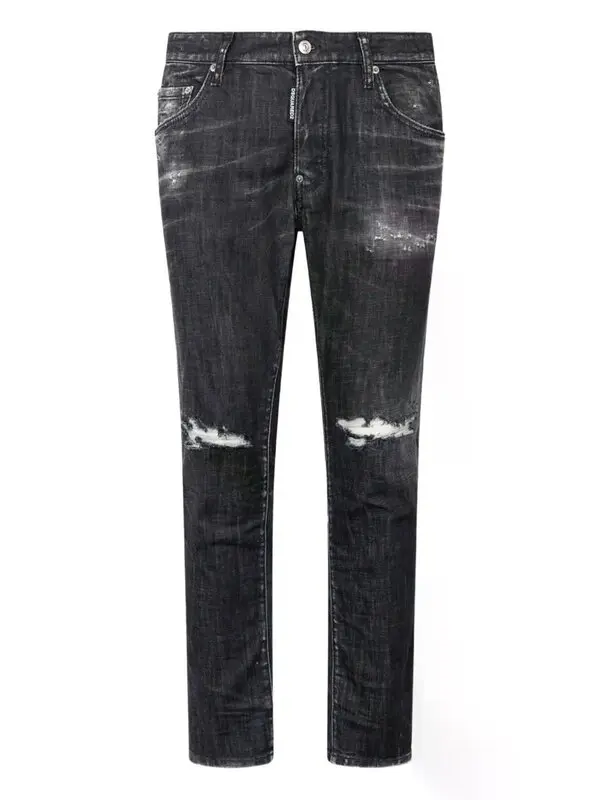 Dsquared2 Skater Distressed Jeans - Grey