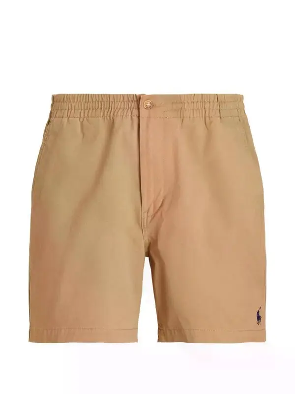 Polo Ralph Lauren Logo-embroidered Shorts - Neutrals