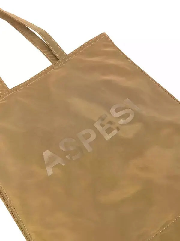 Aspesi Logo Shoulder Bag - Brown