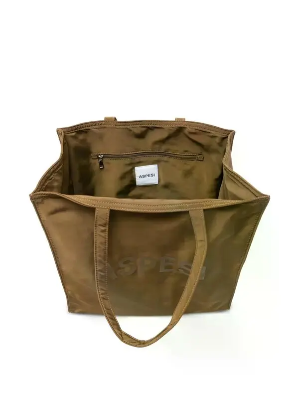 Aspesi Logo Shoulder Bag - Brown