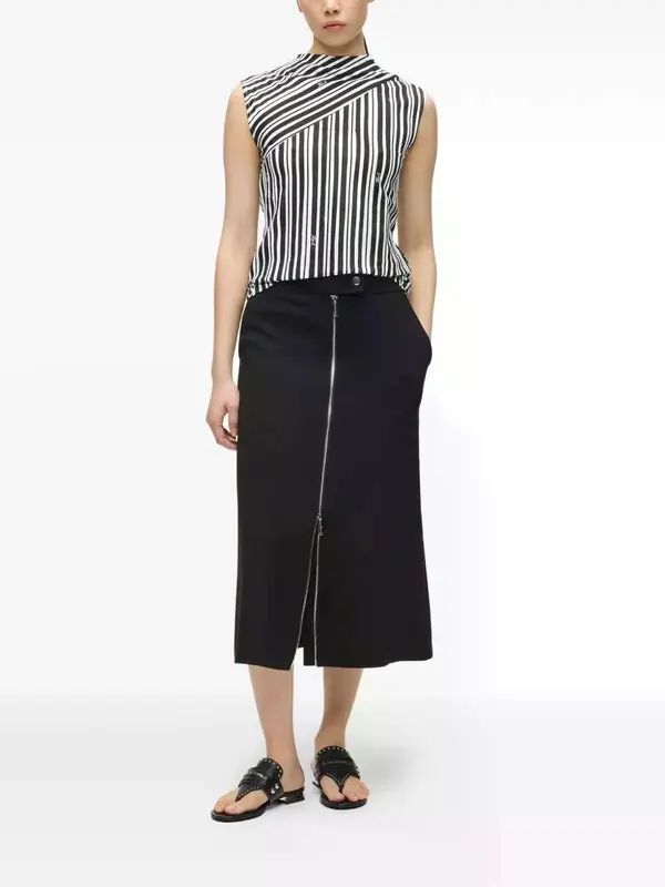 Karl Lagerfeld Striped Sleeveless Top