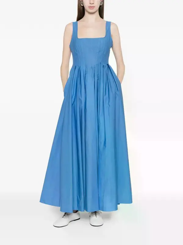 Sportmax Giro Maxi Dress - Blue
