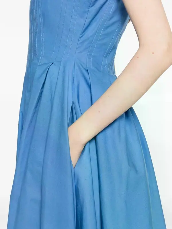 Sportmax Giro Maxi Dress - Blue