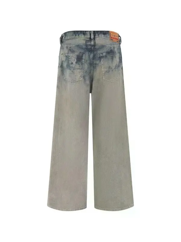 DIESEL® Jacquard-weave Prince Of Wales Jeans - Neutrals