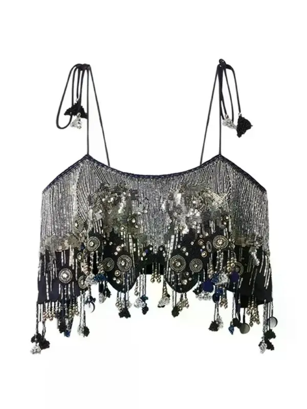 Isabel Marant Étoile Liwane Sequin-embellished Silk Top