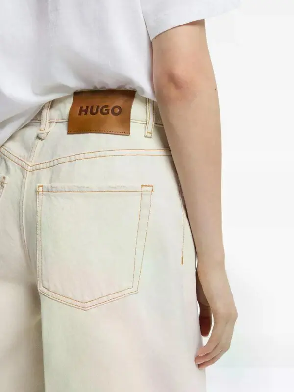 Hugo Topstitch Cotton Jeans