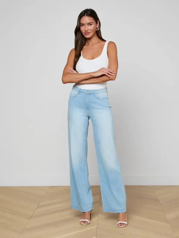 L'Agence Scottie Wide-leg Jean - Bayridge