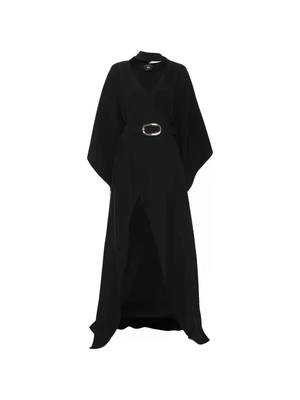 TALLER MARMO Cassandra V-neck Belted Dress