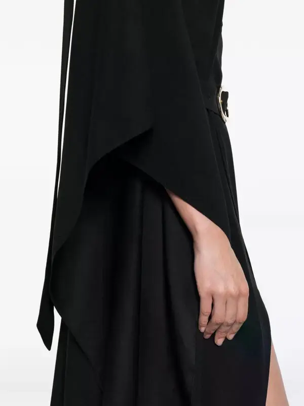TALLER MARMO Cassandra V-neck Belted Dress