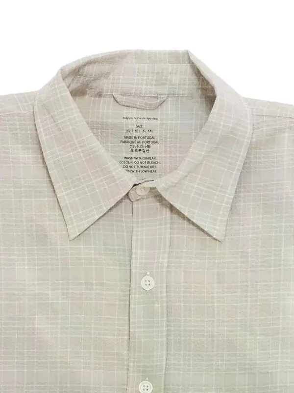 MFPEN Check-pattern Shirt - Neutrals