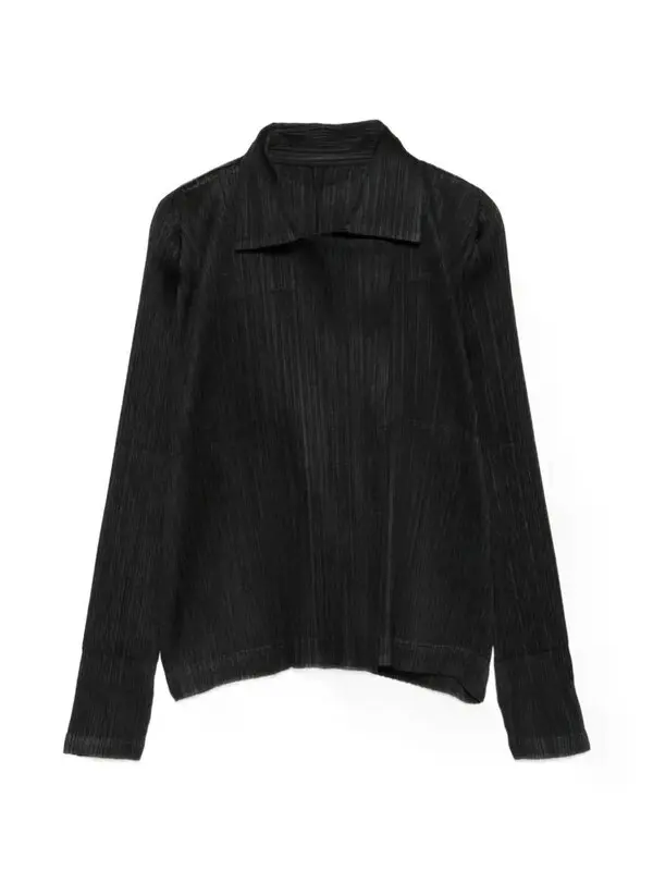 Issey Miyake Pleated Collar Jacket