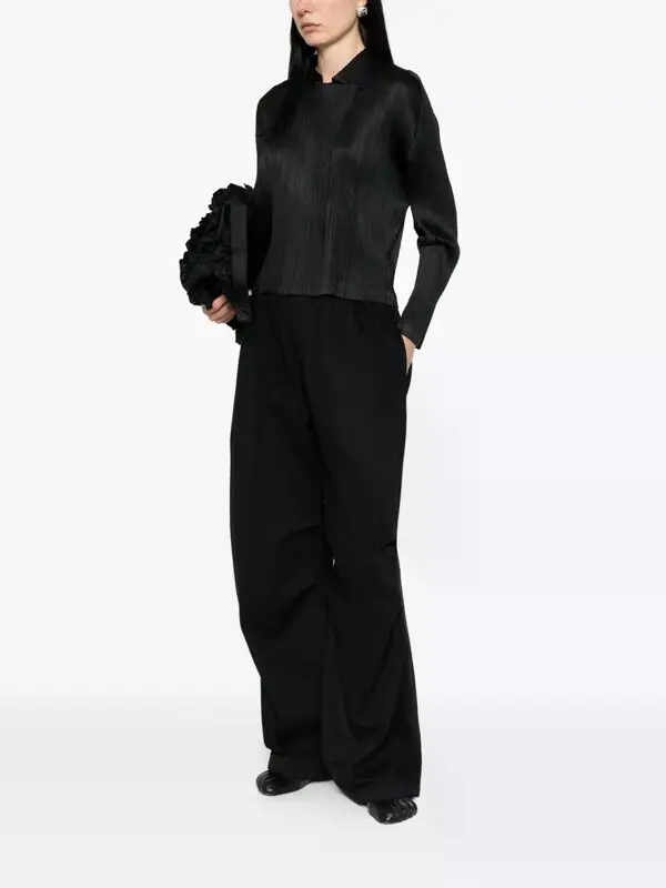 Issey Miyake Pleated Collar Jacket