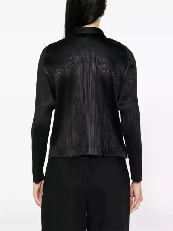 Issey Miyake Pleated Collar Jacket