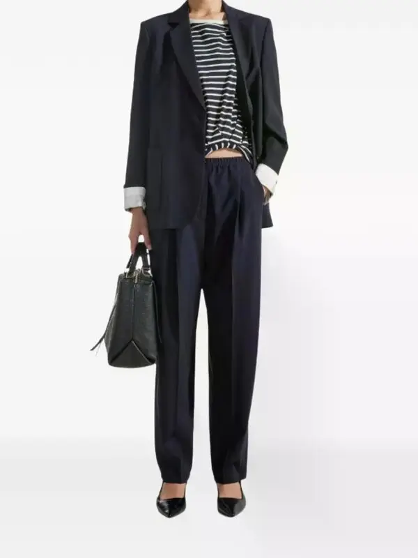 Seventy Elasticated Pleated Trousers