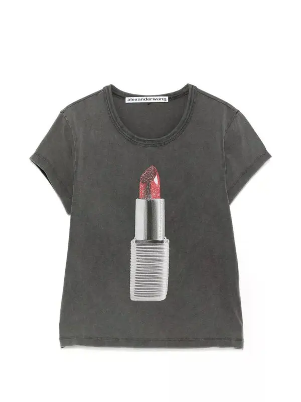 Alexander Wang Lipstick-print T-shirt