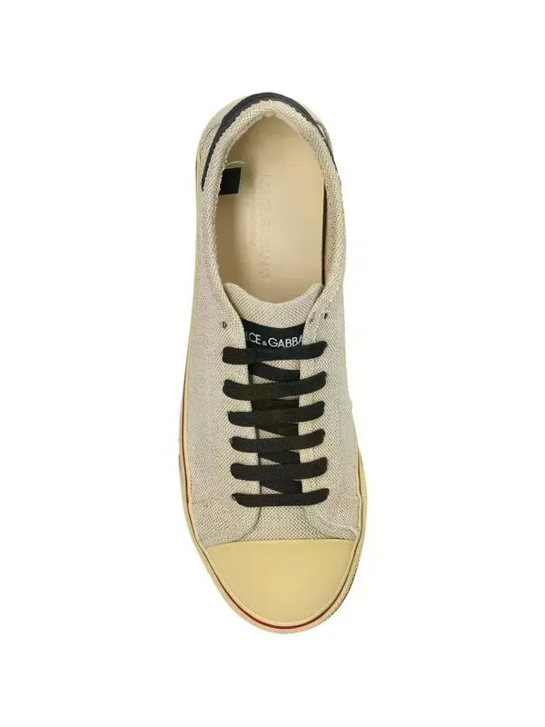 Dolce & Gabbana Cotton Sneakers - Neutrals