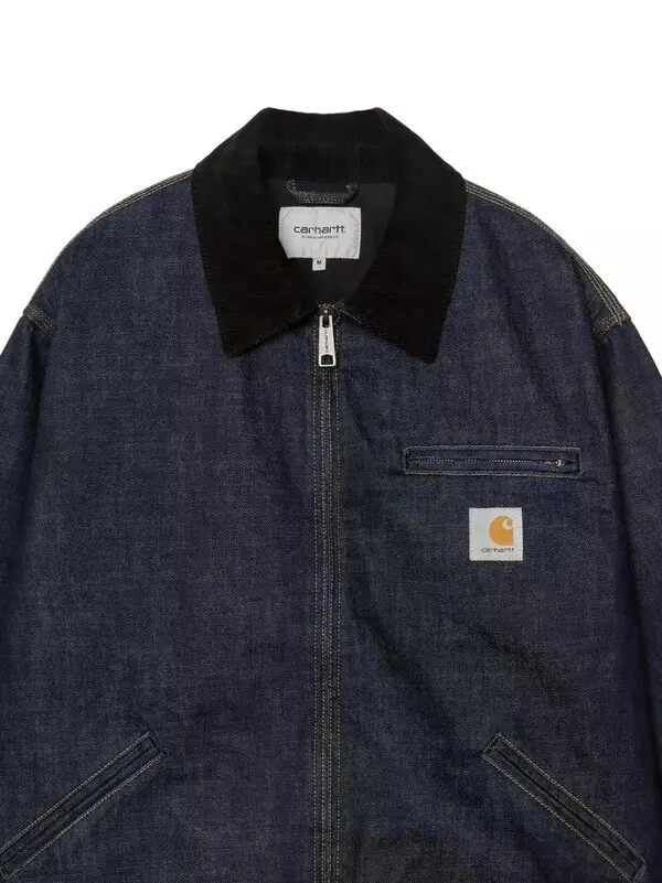 Carhartt Work In Progress Corduroy Collar Jacket - Blue