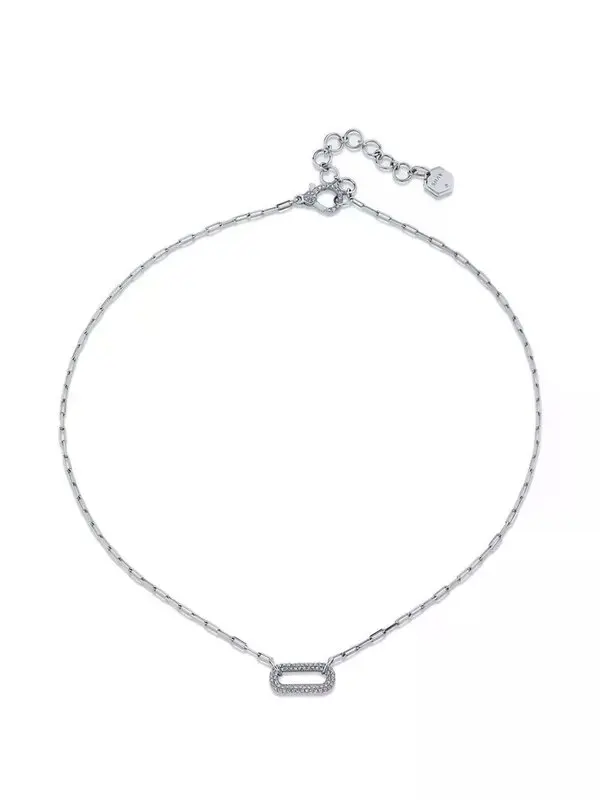 Shay Diamond Pavé Necklace - Silver